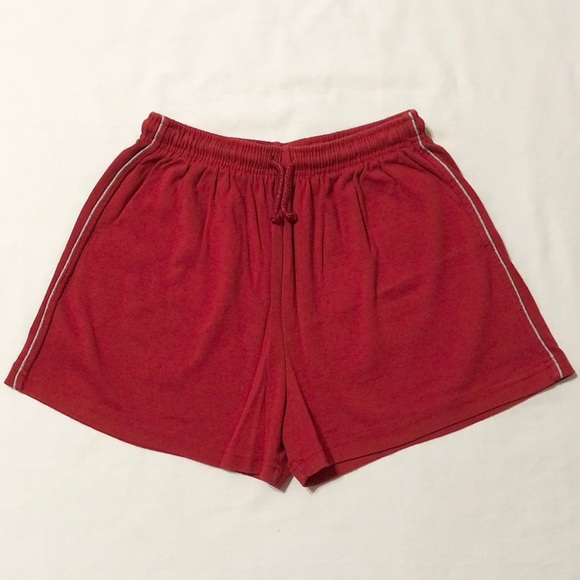 bcg | Shorts | Bcg Body Conditioning Gear Red Athletic Shorts M | Poshmark